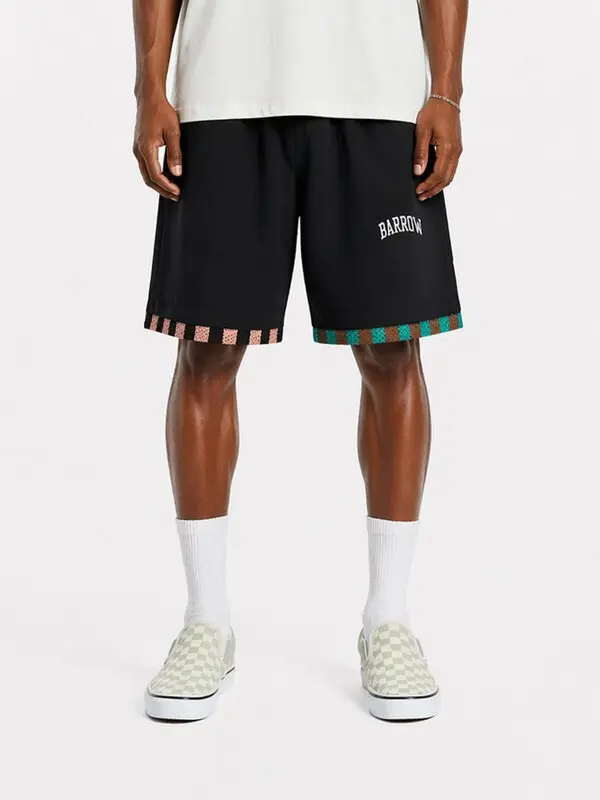BARROW Cotton Blend Shorts - Black