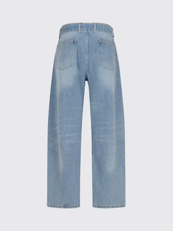 Magda Butrym High Rise Wide Leg Jeans - Blue