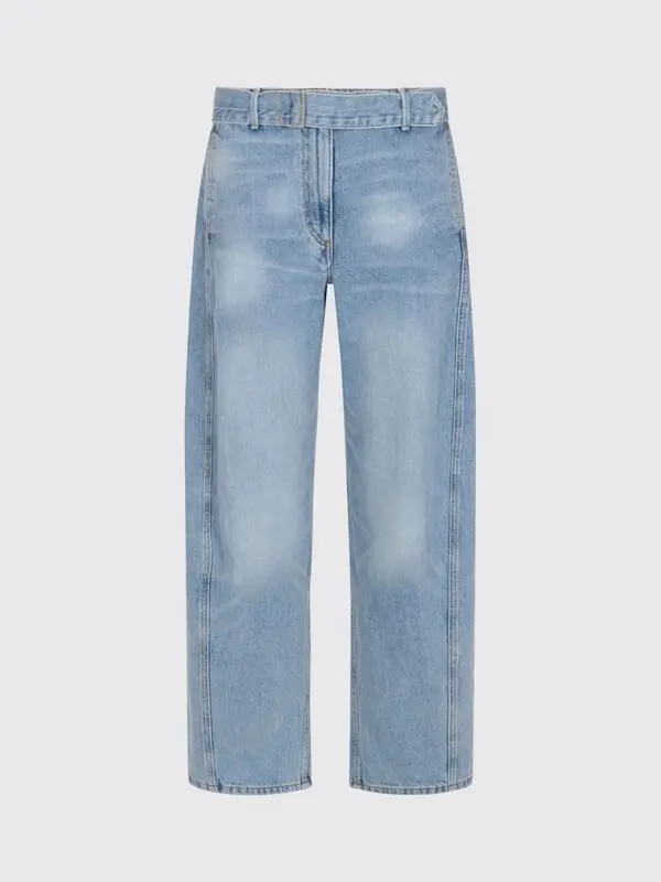 Magda Butrym Cotton Denim Wide Leg Jeans