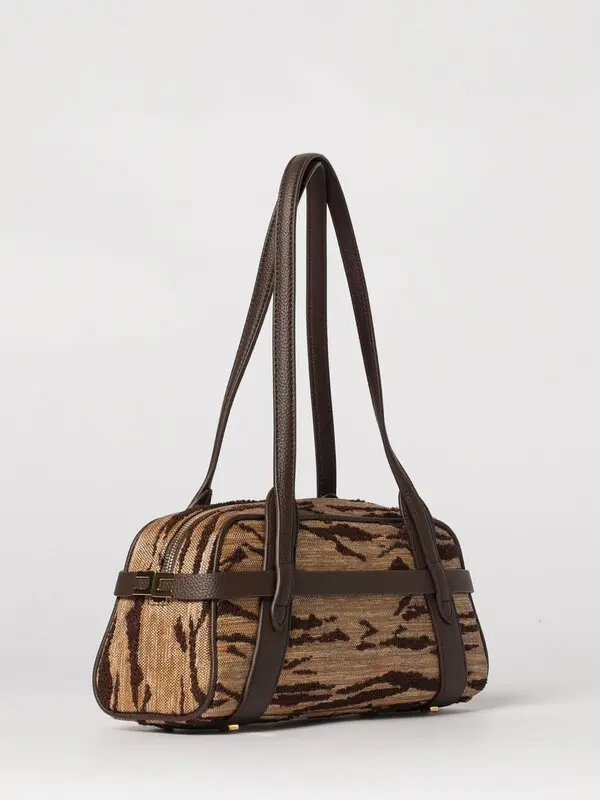 Elisabetta Franchi Shoulder Bag - Camel