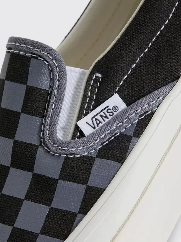 VANS Checked Slip-on Sneakers - Grey
