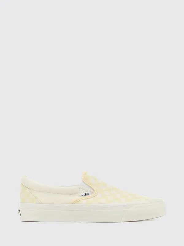 VANS Lx Classic Slip-on 98 Check Canvas Sneakers - Yellow