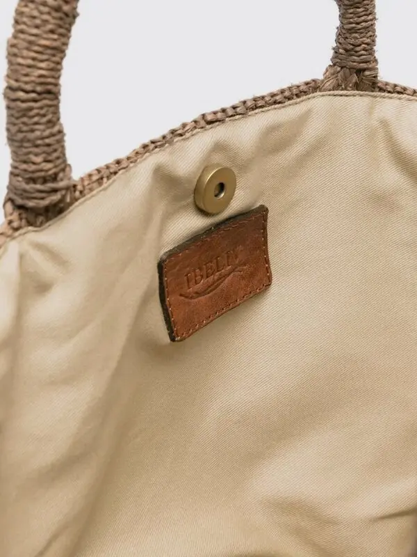 IBELIV Ela Raffia Tote Bag - Brown