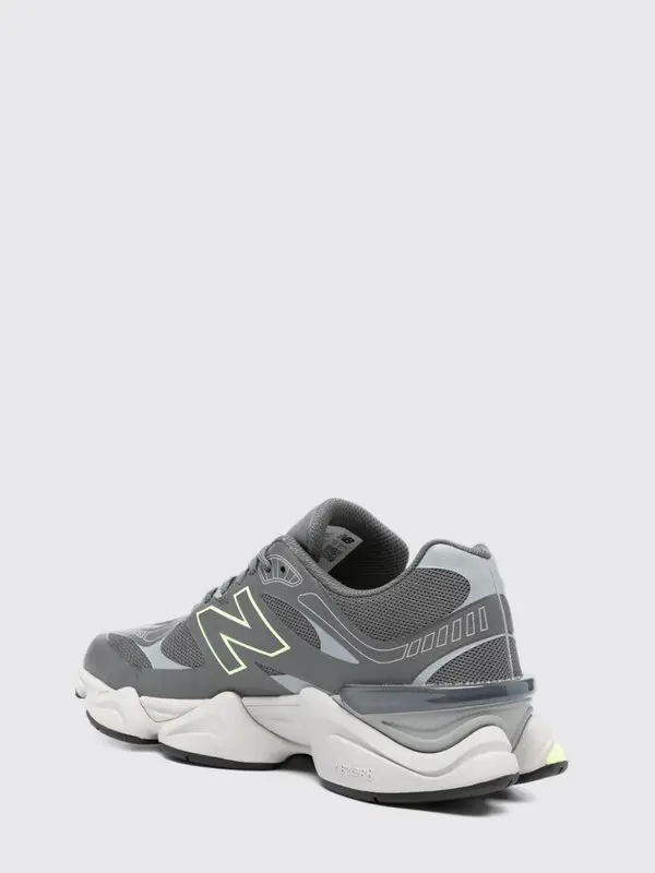 NEW BALANCE 9060 Rubber And Mesh Sneakers - Grey