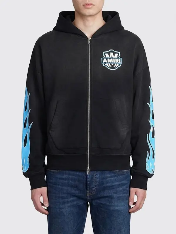 Amiri Flame Graphic Hoodie