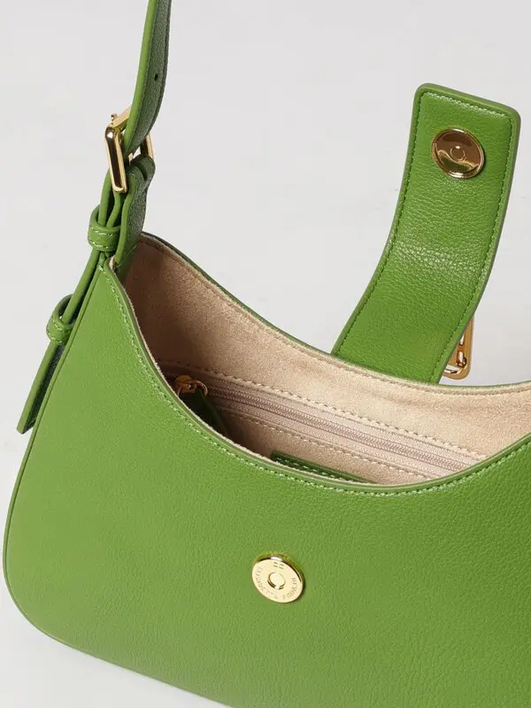 Elisabetta Franchi Small Hobo Bag With Charm By - Green