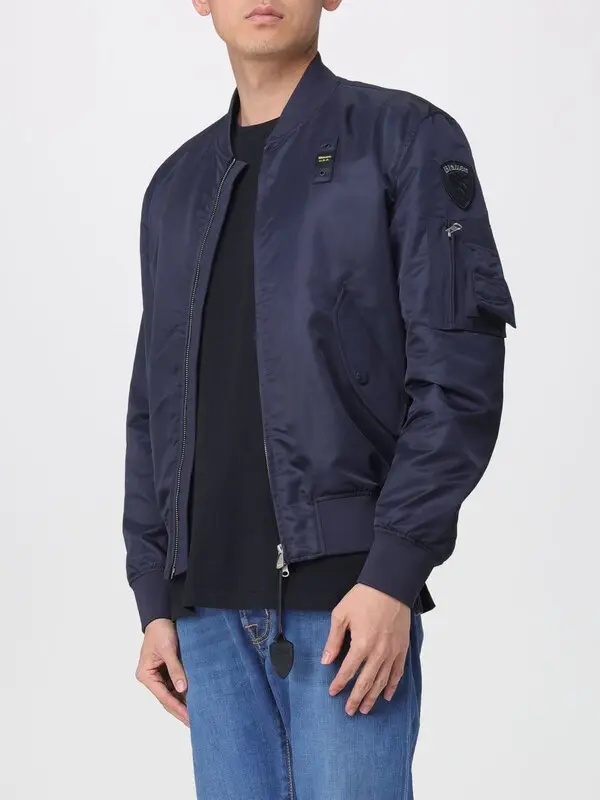 BLAUER. Bomber Jacket - Blue