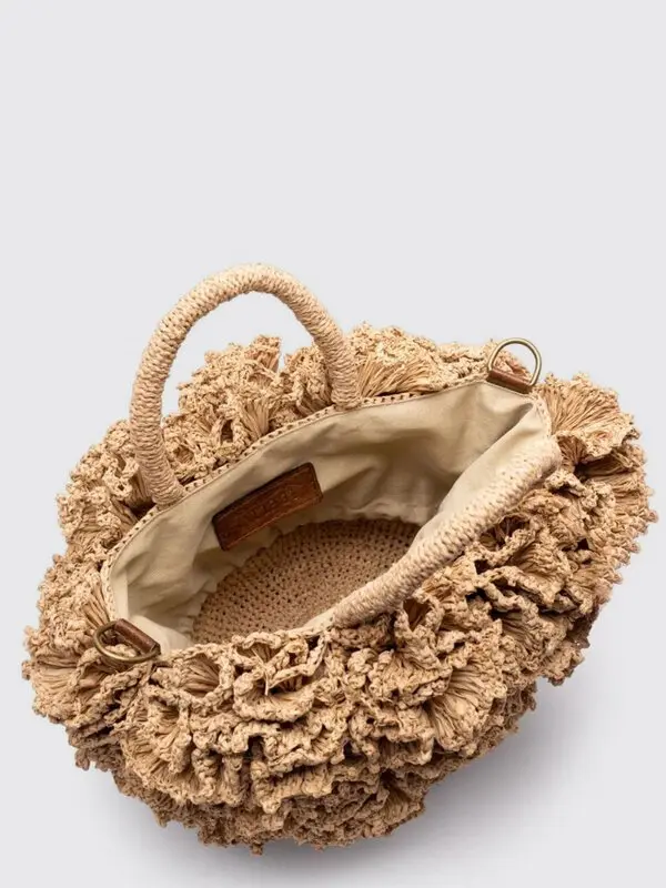 IBELIV Raffia Handbag - Nude