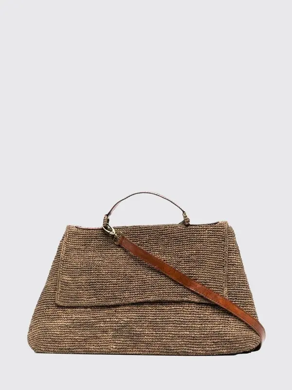 IBELIV Lahady Raffia Handbag - Brown