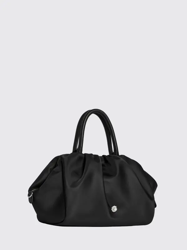 Simone Rocha Draped Nylon Bag With Embroidered Crystals