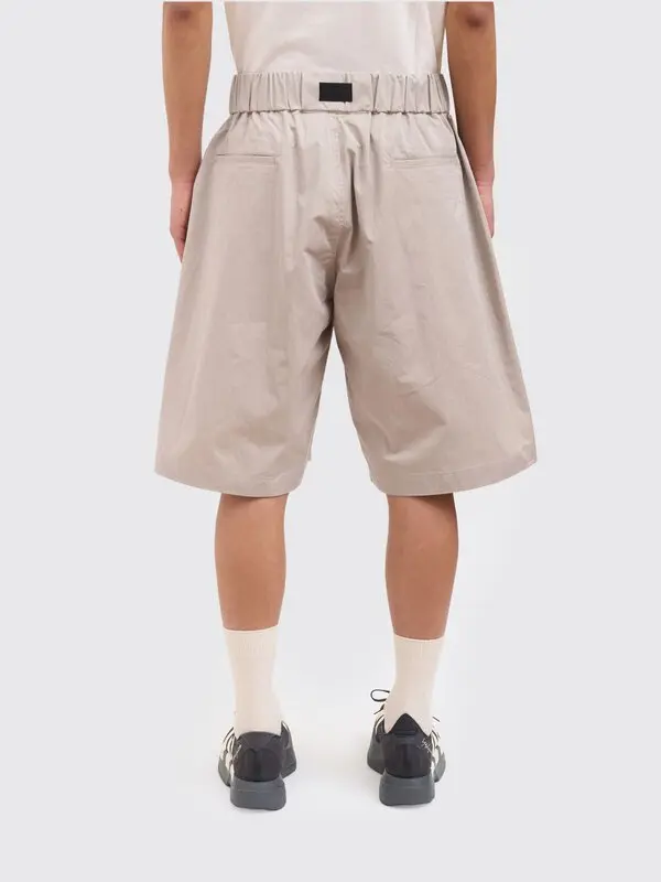 Y3 Cotton Sport Shorts - Beige