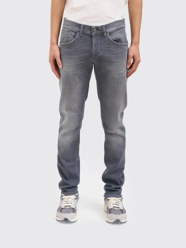 DONDUP Stretch Denim Slim Fit Jeans - Grey