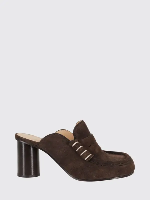 JW Anderson Suede Heeled Mules - Brown