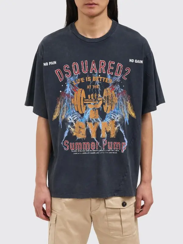 Dsquared2 Printed Cotton T-shirt