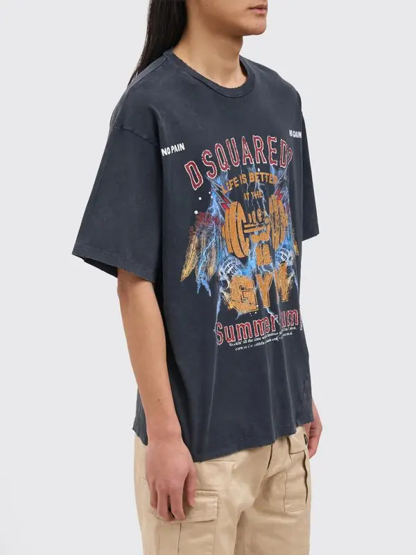 Dsquared2 Printed Cotton T-shirt