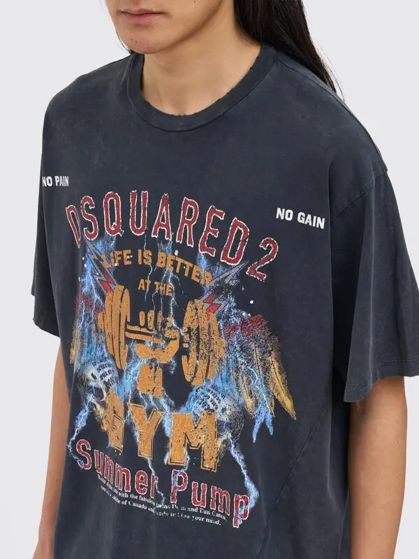 Dsquared2 Printed Cotton T-shirt