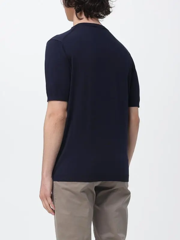 KANGRA Cotton And Silk Crew Neck Knitwear