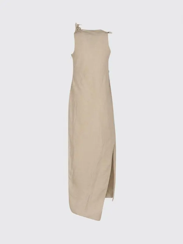 Coperni Asymmetric Linen Dress