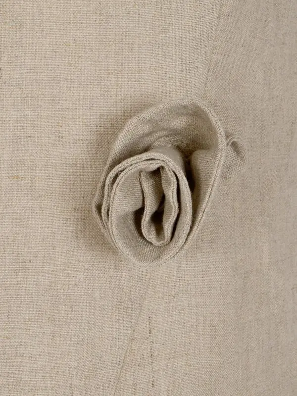 Coperni Asymmetric Linen Dress