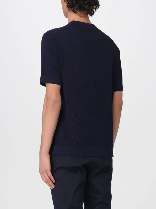 KANGRA Textured Knit Pullover - Blue