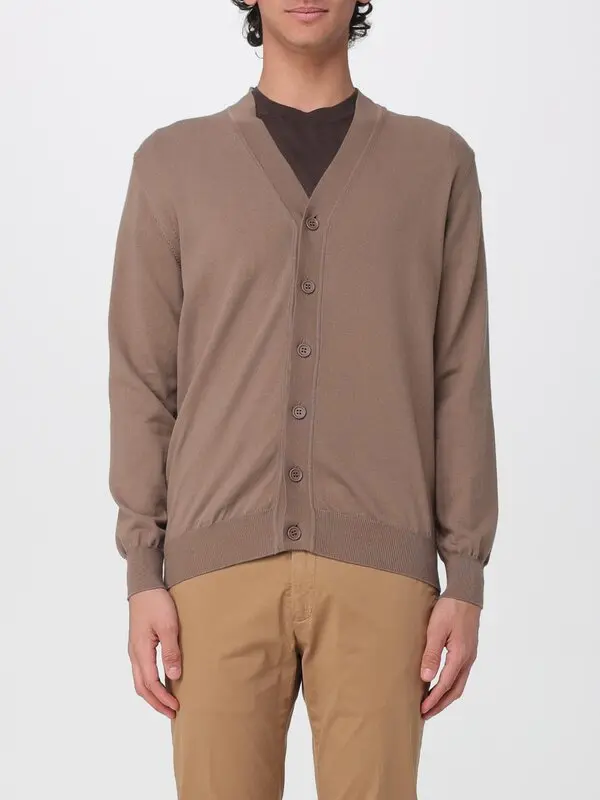 KANGRA Cotton Cardigan - Mud