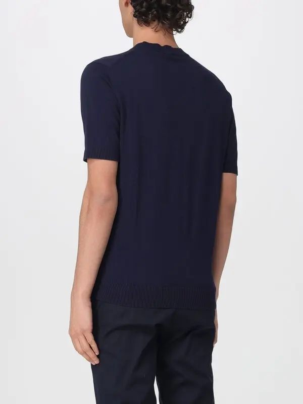 KANGRA Cotton Crew Neck Pullover - Blue