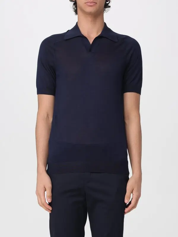 KANGRA Silk And Cashmere Knit Polo Shirt