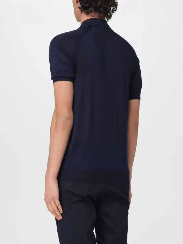 KANGRA Silk And Cashmere Knit Polo Shirt