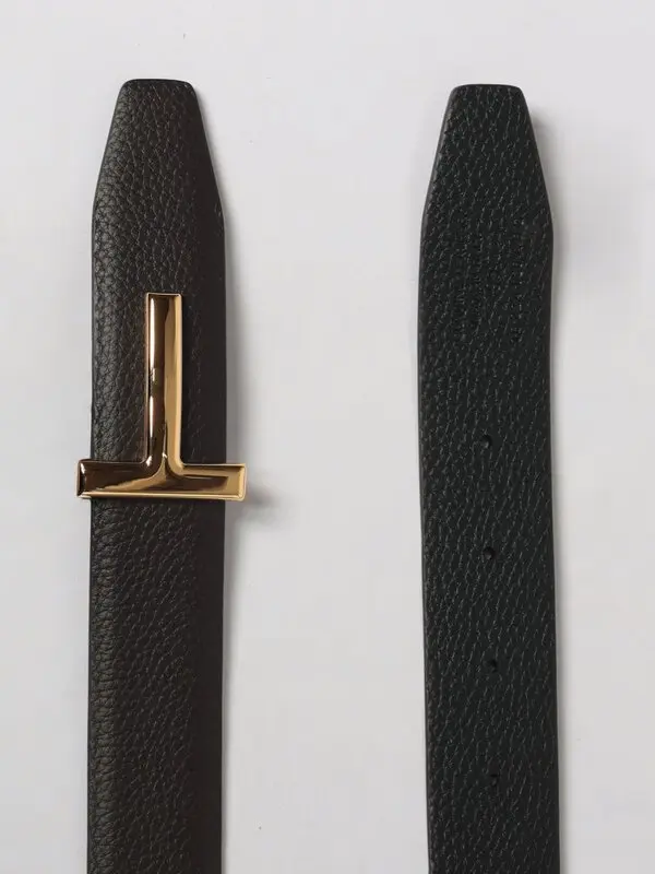 TOM FORD Logo Belt - Brown