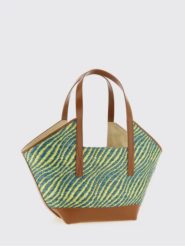 Marni Woven Tote Bag - Green