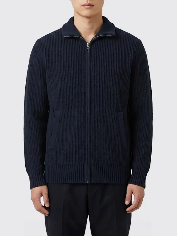 Guest In Residence Zip-up Cardigan - Navy