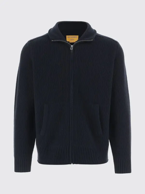Guest In Residence Cashmere Zip Cardigan - Navy