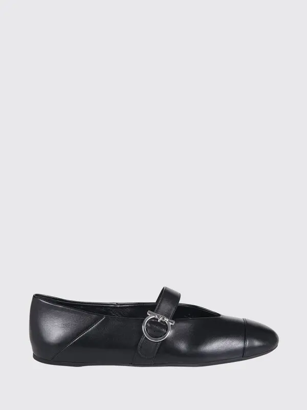 FERRAGAMO Mary Jane Ballet Flats - Black