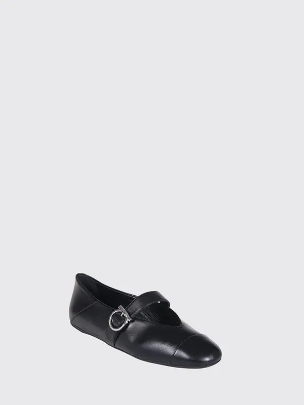 FERRAGAMO Mary Jane Ballet Flats - Black