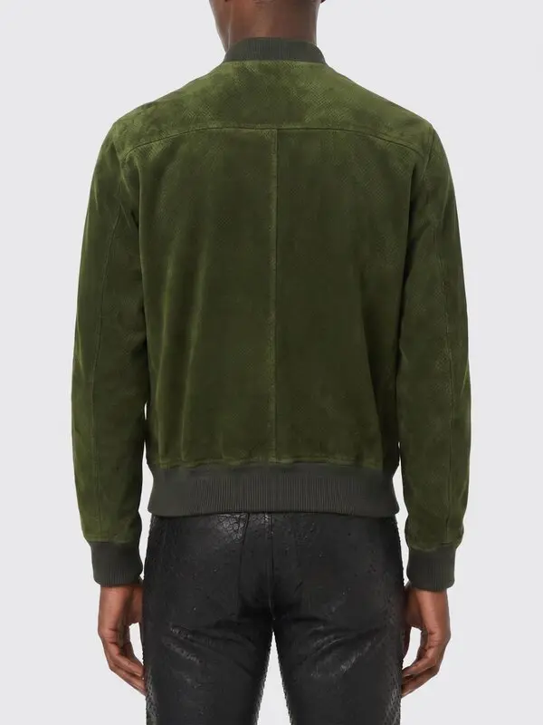 TOM FORD Suede Bomber Jacket - Green