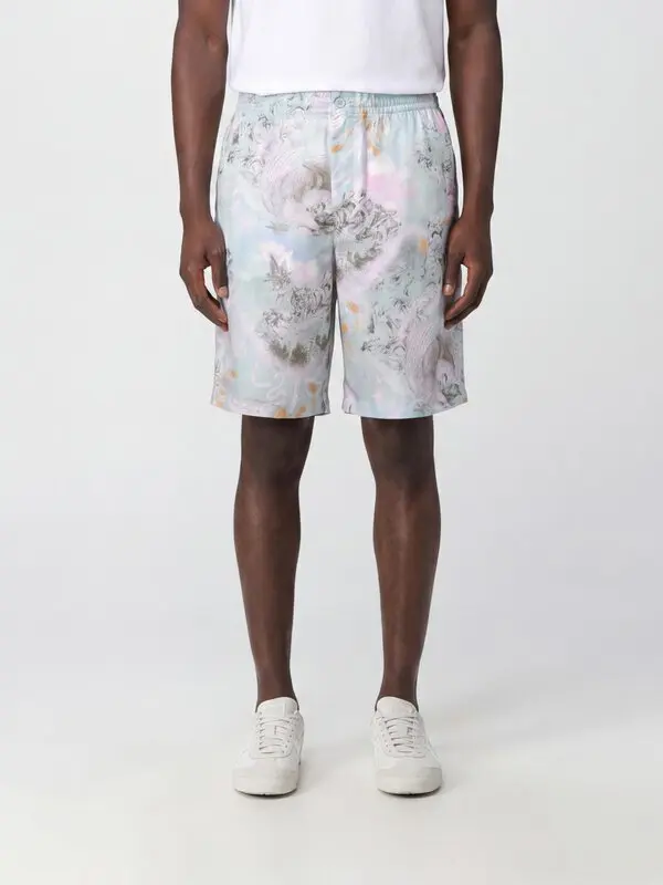 Off-White Printed Viscose Shorts - Multicolor