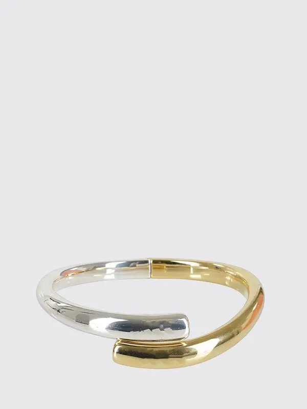 Federica Tosi Two Tone Cuff Bracelet - Silver