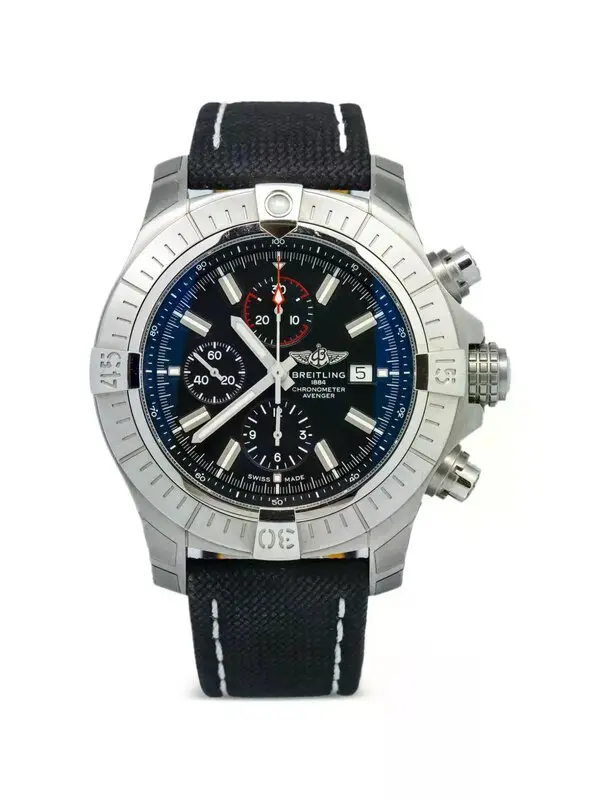 Breitling Super Avenger 48mm Chronograph Watch - Black