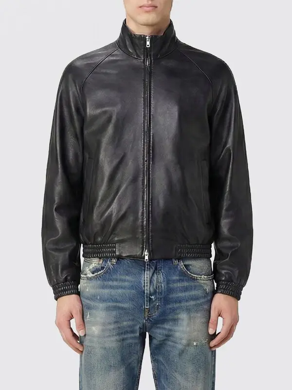 Acne Studios Leather Jacket - Black