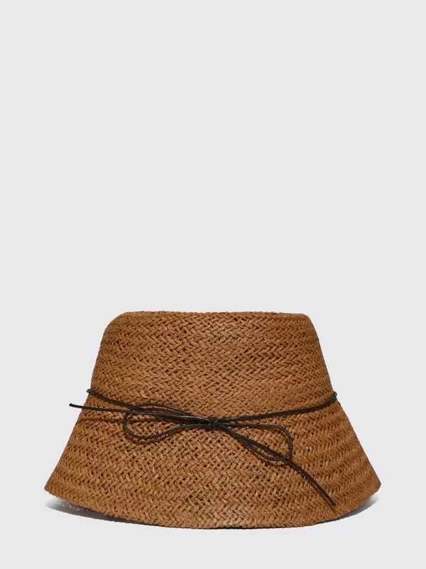 Liviana Conti Textured Hat - Brown