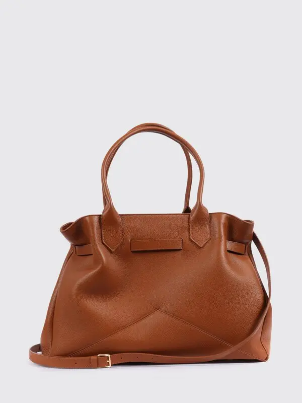 BALLANTYNE Grained Calf Leather Shoulder Bag - Earth