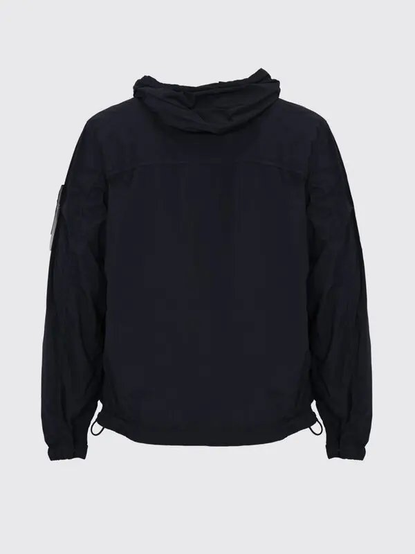 Stone Island Zip-up Hooded Jacket - Blue