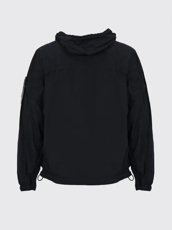 Stone Island Hooded Windbreaker - Blue