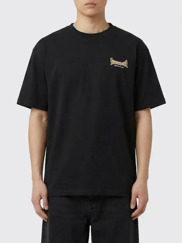 BARROW Cotton T-shirt With Skull Print - Black