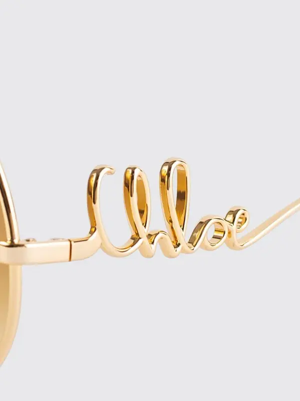 Chloé Metal Panthos Sunglasses - Gold