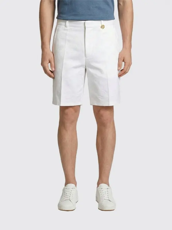 Casablanca Textured Shorts - White
