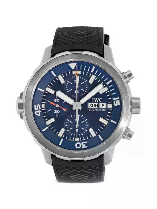 IWC SCHAFFHAUSEN Aquatimer 44mm Chronograph Watch - Blue