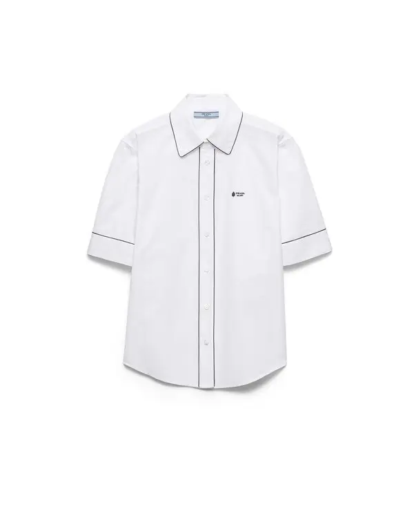 Prada Short-sleeved Poplin Shirt