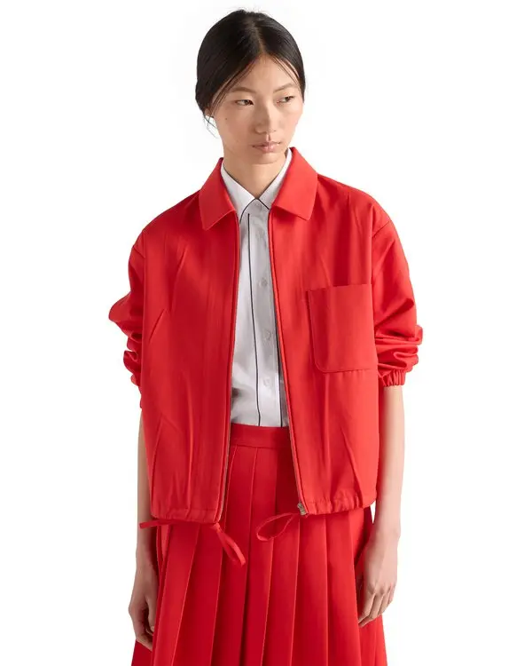 Prada Short-sleeved Poplin Shirt