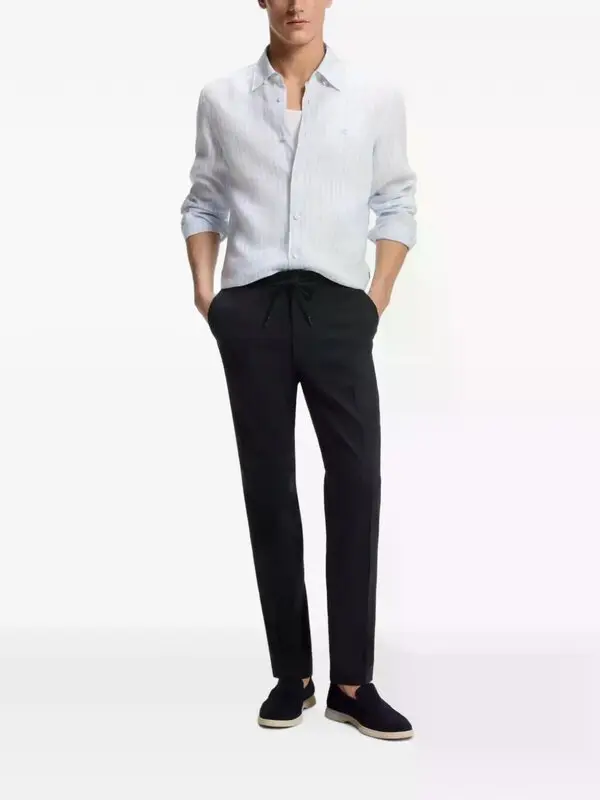 BOSS Drawstring Trousers - Blue